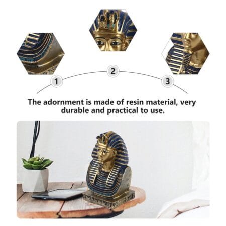 Royal Egyptian Pharaoh Statue: King Tut Bust Sculpture - Pharaoh Mart