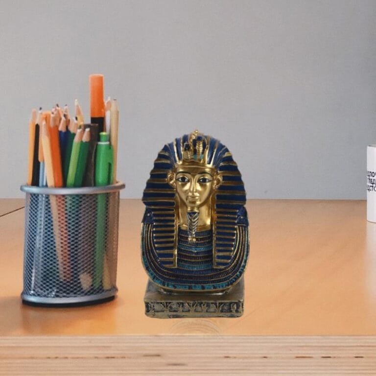 Royal Egyptian Pharaoh Statue: King Tut Bust Sculpture - Pharaoh Mart